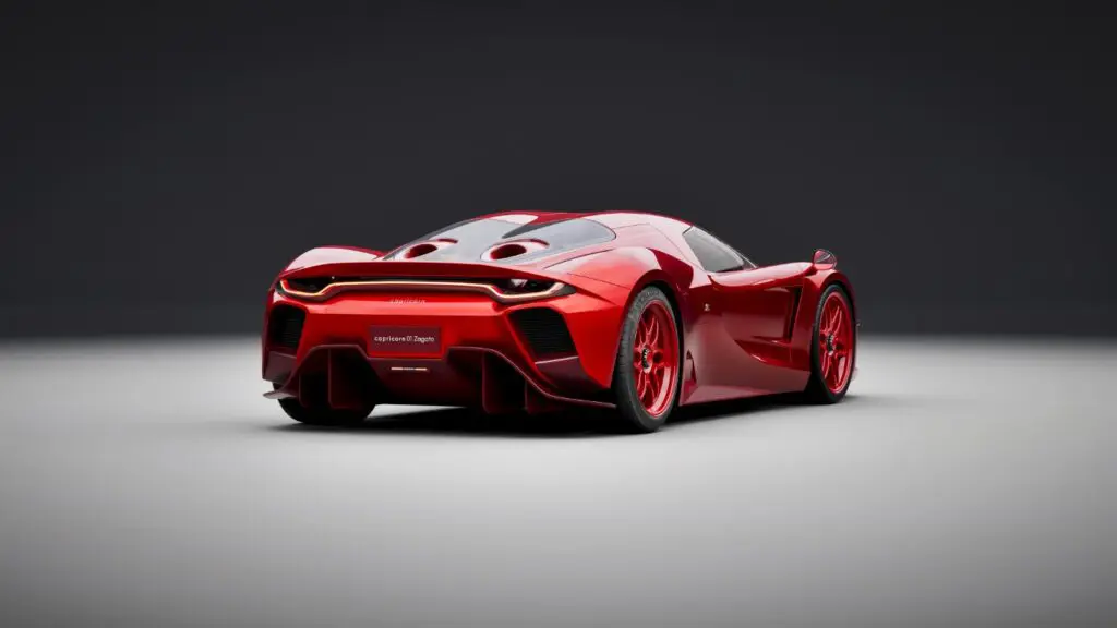 Customer-commissioned Capricorn 01 Zagato 'Tutto Rosso' debuts at Villa ...