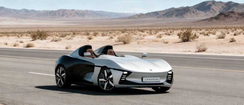 Lightweight Longbow Speedster EV sports car to make international debut ...