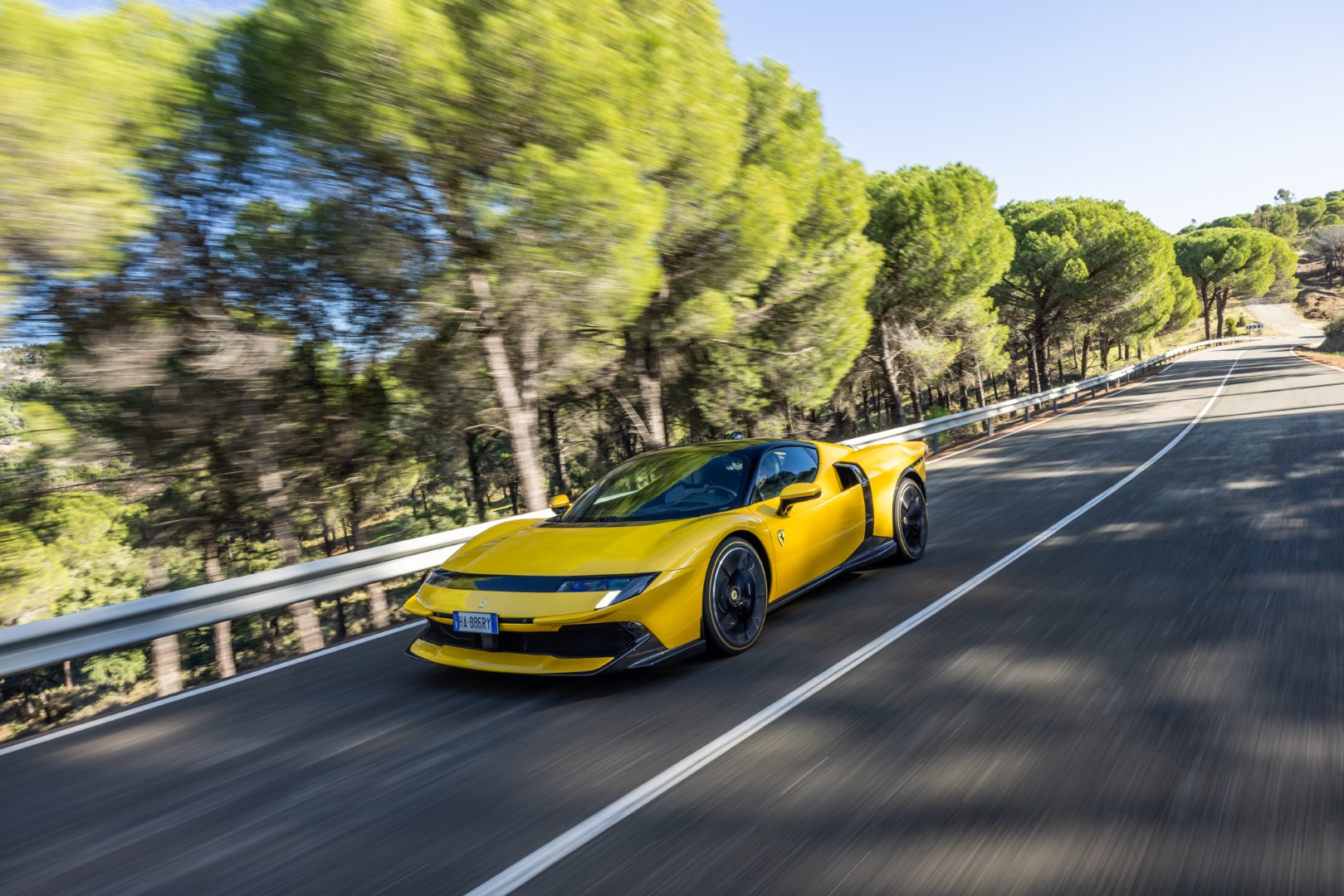 Flagship Ferrari 849 Testarossa supercar driven in southern Spain ...