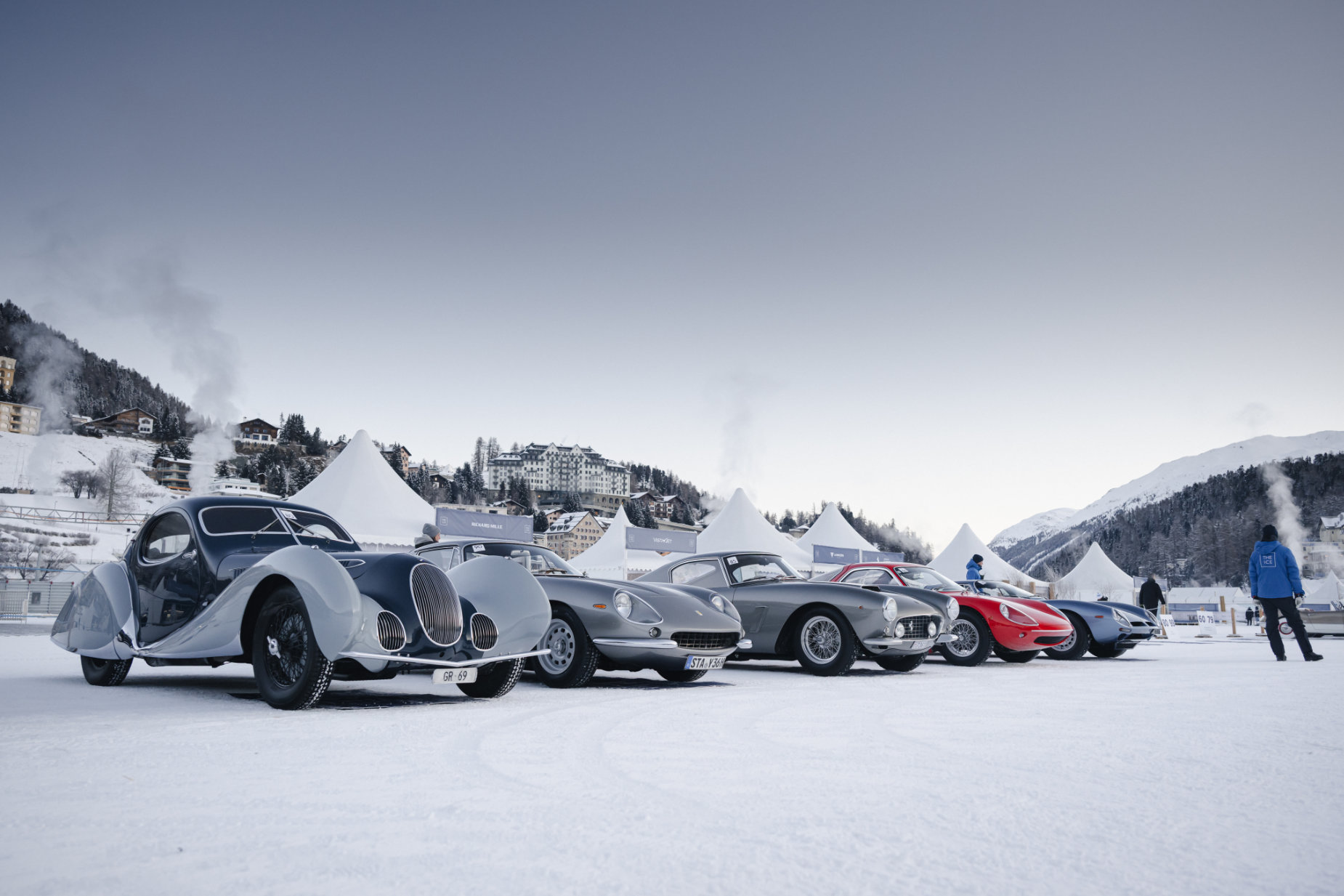 Talbot-Lago triumphs on the frozen lake at The I.C.E. St. Moritz 2026 ...